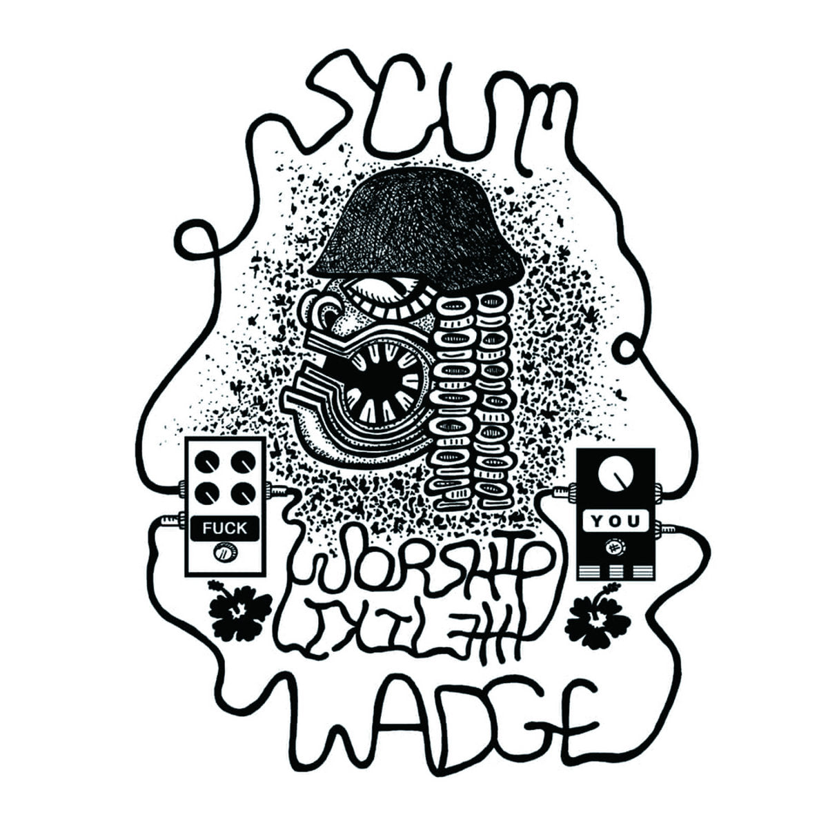 Scum / Wadge – Worship The Tiki! MCD – Blacksound Records