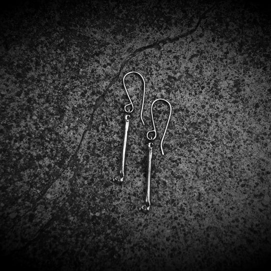 Hex Arcana Jewellery, 'Small Bone' Earrings – Blacksound Records