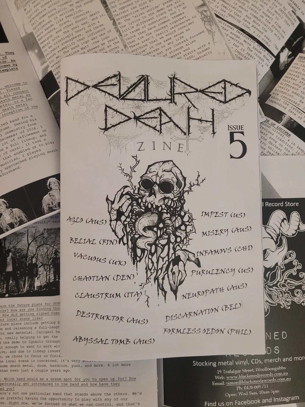 Devoured Death Zine, Issue #5 – Blacksound Records